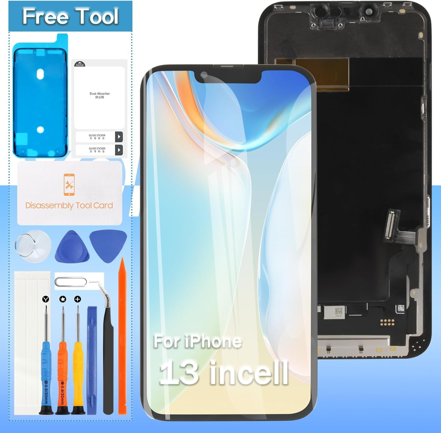 (Incell) Screen Replacement for iPhone 13 A2482,A2631,A2634,A2635,A2633 ...