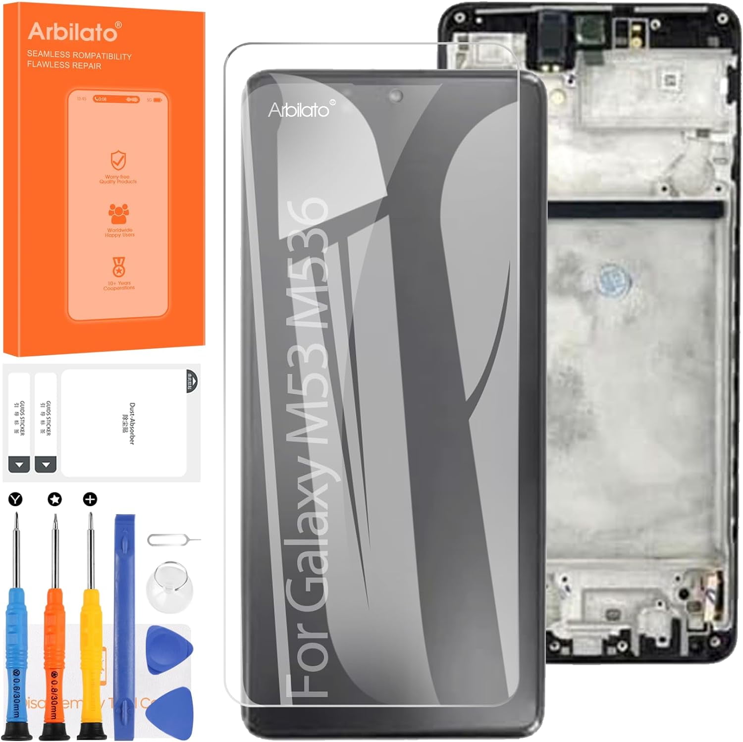 Incell Screen for Samsung Galaxy M53 5G Screen Replacement for Samsung ...