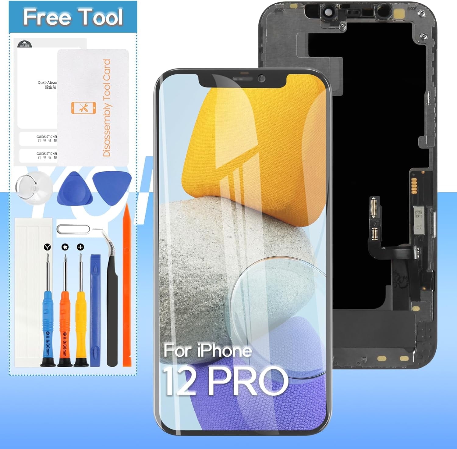 Incell for iPhone 12 Pro Screen Replacement 6.1" A2407, A2341, A2406 ...