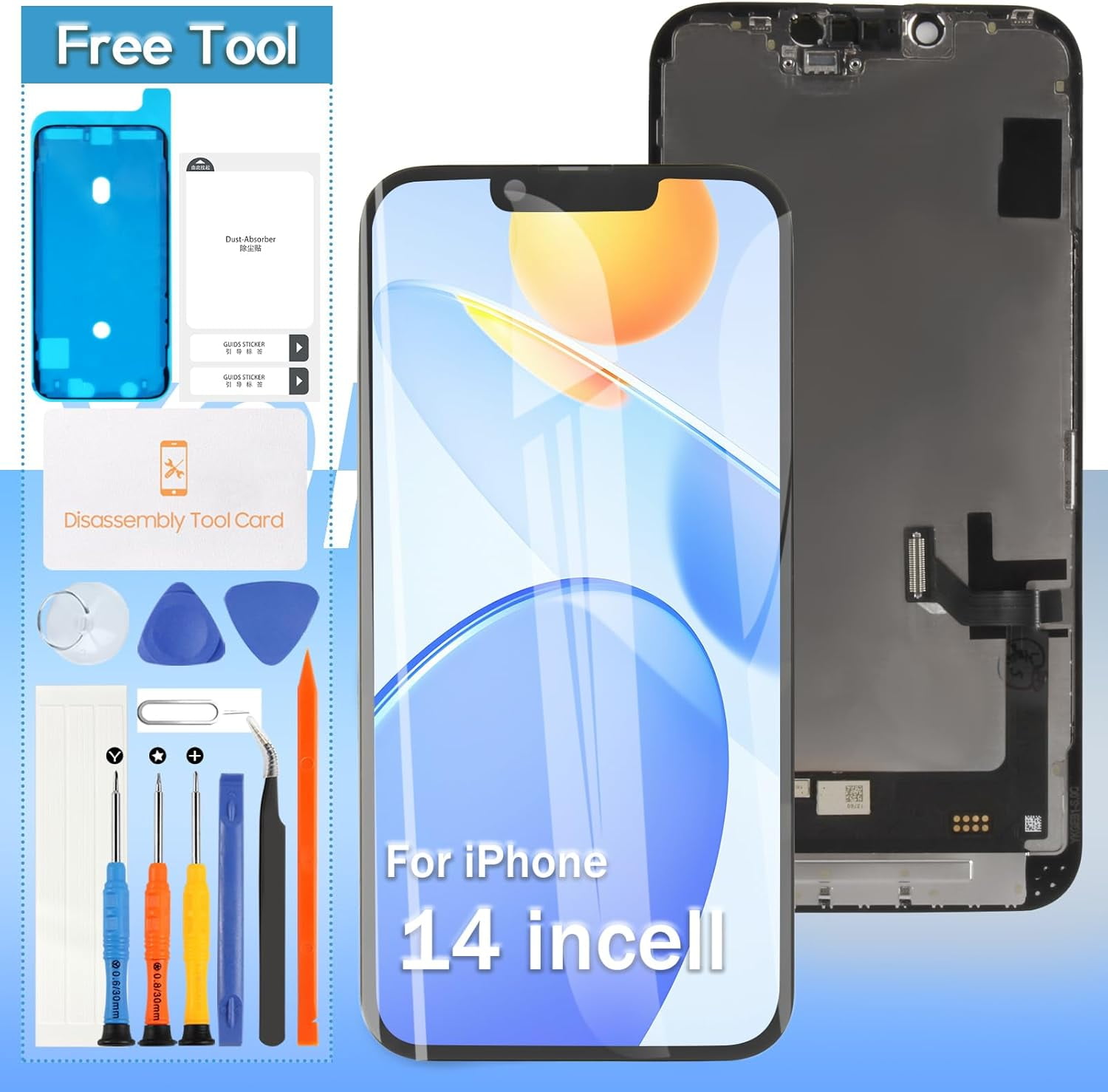 Incell for iPhone 14 Screen Replacement 6.1" A2649, A2881, A2884, A2883 ...
