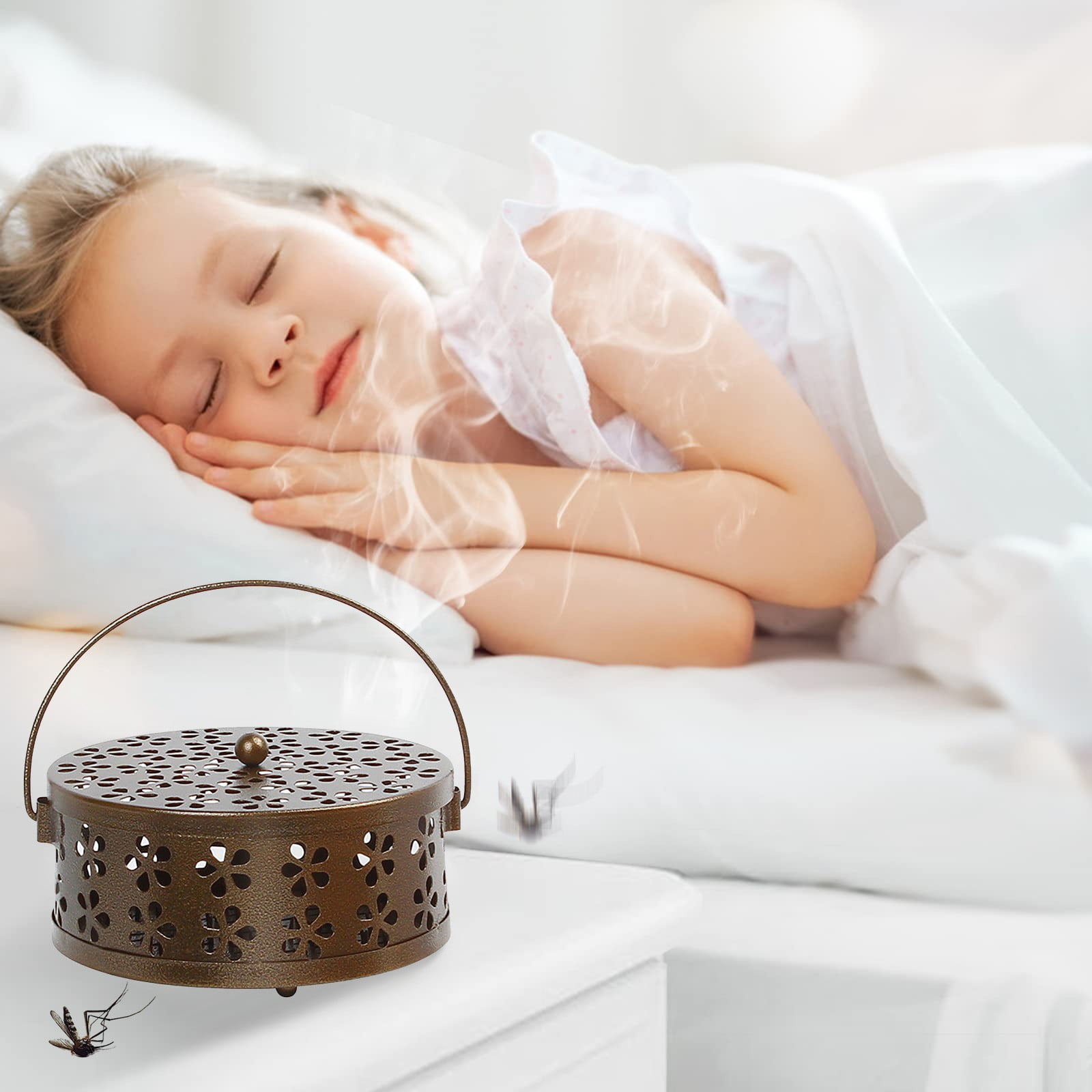 Incense Burner Art Fireproof With Cover Home Indoor Aromatherapy Burner ...