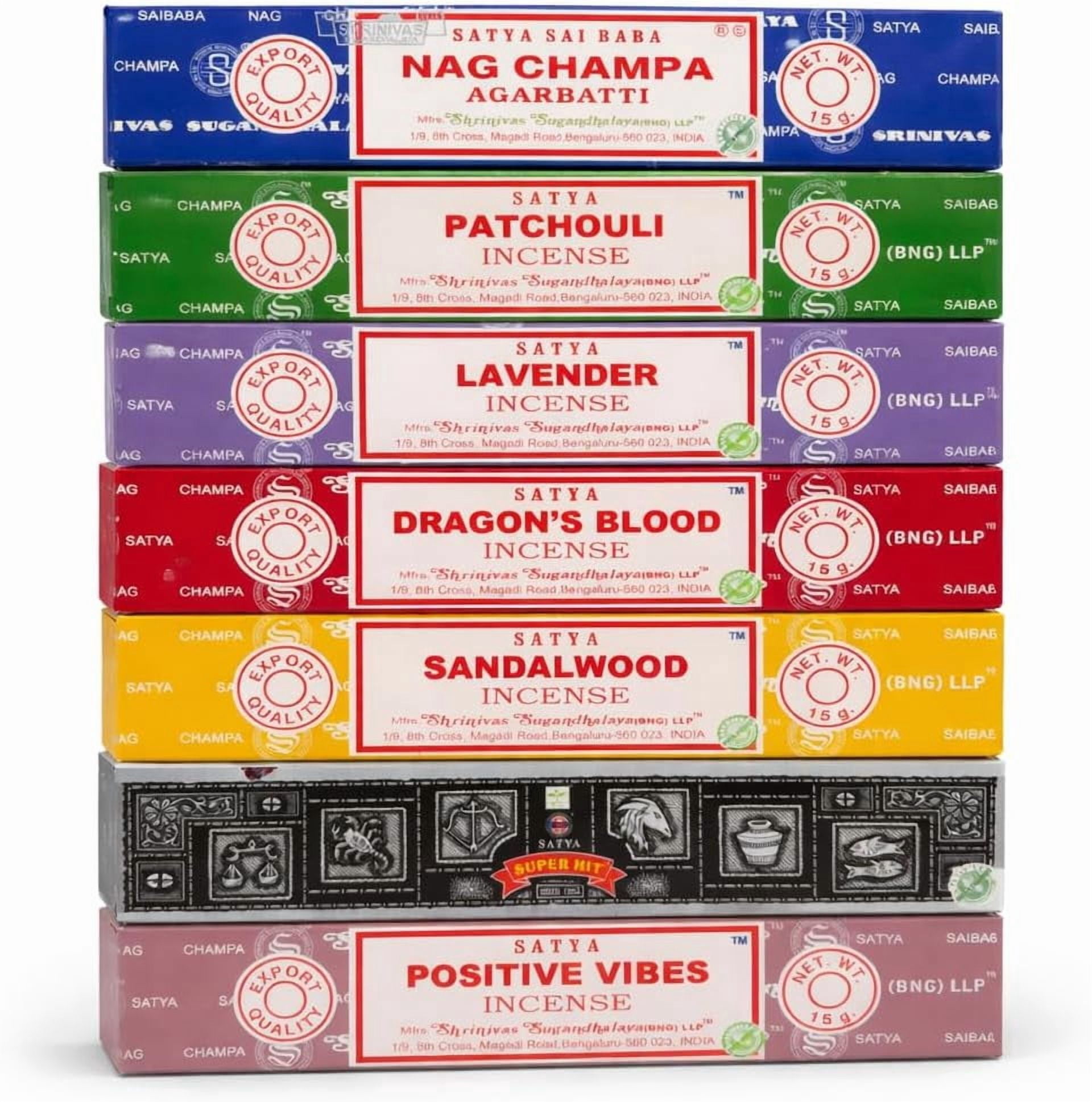 Incense Gift Set Nag Champa, Super hit, Dragon's Blood, Sandalwood ...