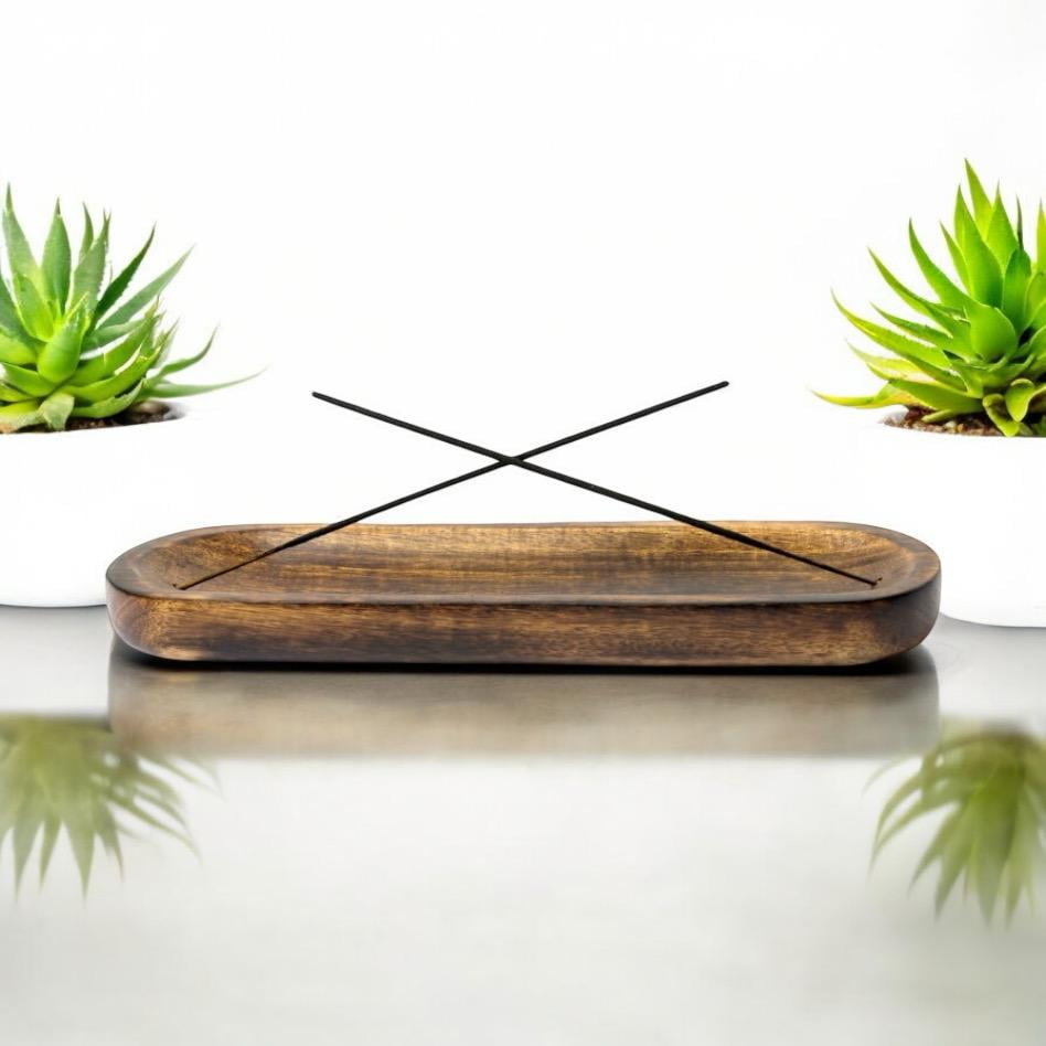 Incense Holder or Incense Burner, Modern Wood Incense Holder for Sticks ...