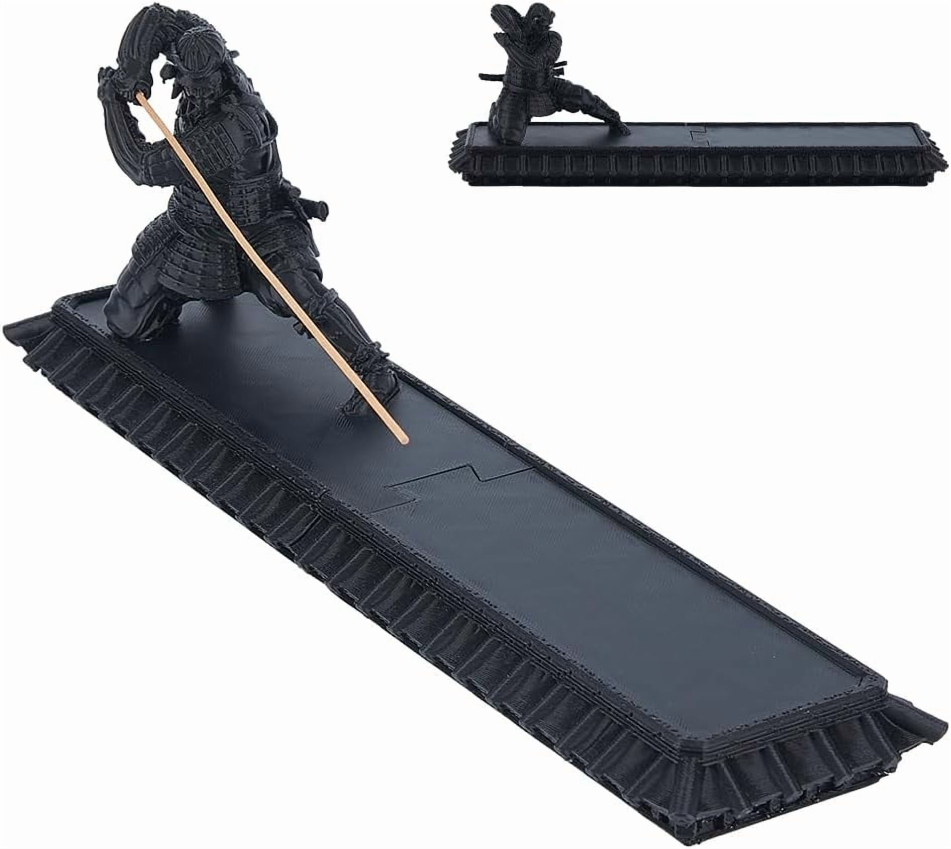 Incense Holder Samurai Incense Burner Black Incenses Holder with ...