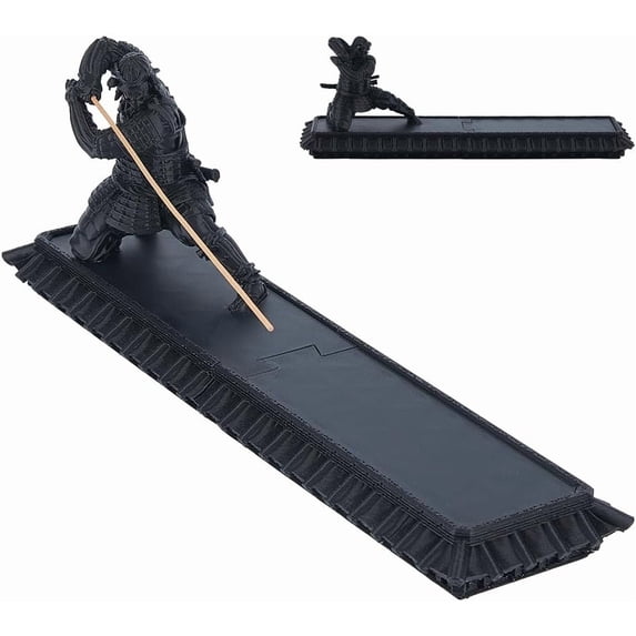 Incense Holder Samurai Incense Burner Black Incenses Holder with ...