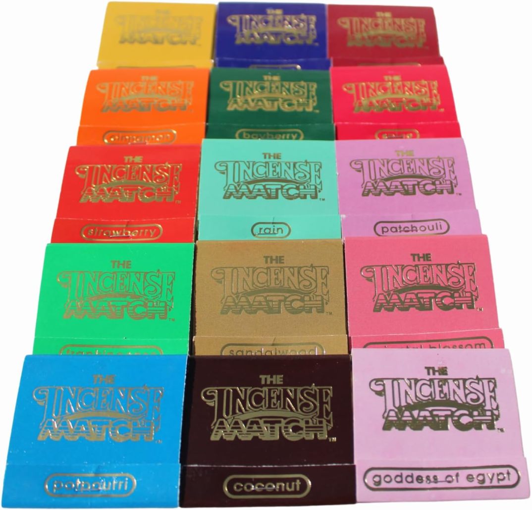 Incense Matches - 15-Pack Variety - Eliminate Odors and Refresh The Air ...