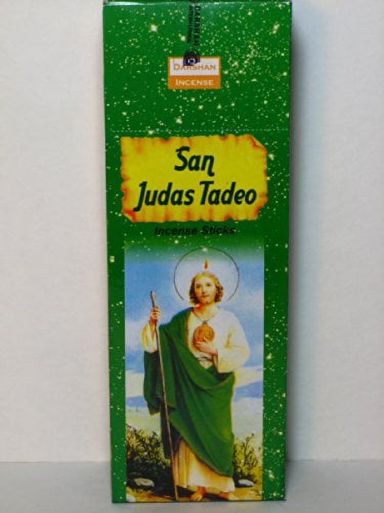 Incense San Judas Tadeo, 120 Sticks in a Six Pack. Darshan, Hand Made ...