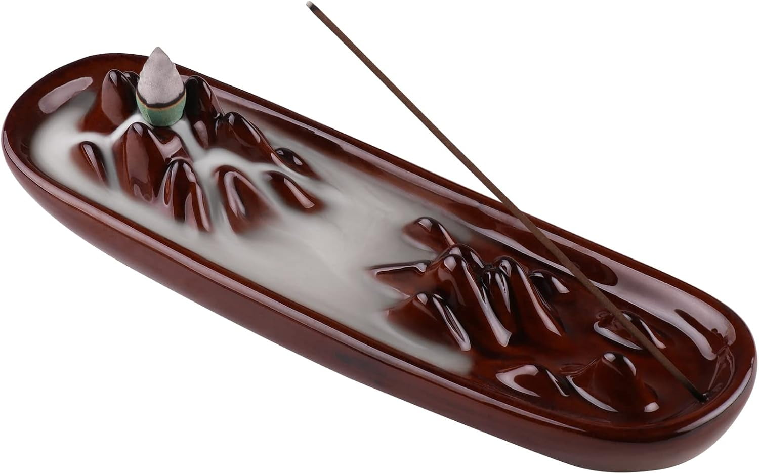 Incense Stick Holder Waterfall Incense Burner Backflow Ceramic Incense ...