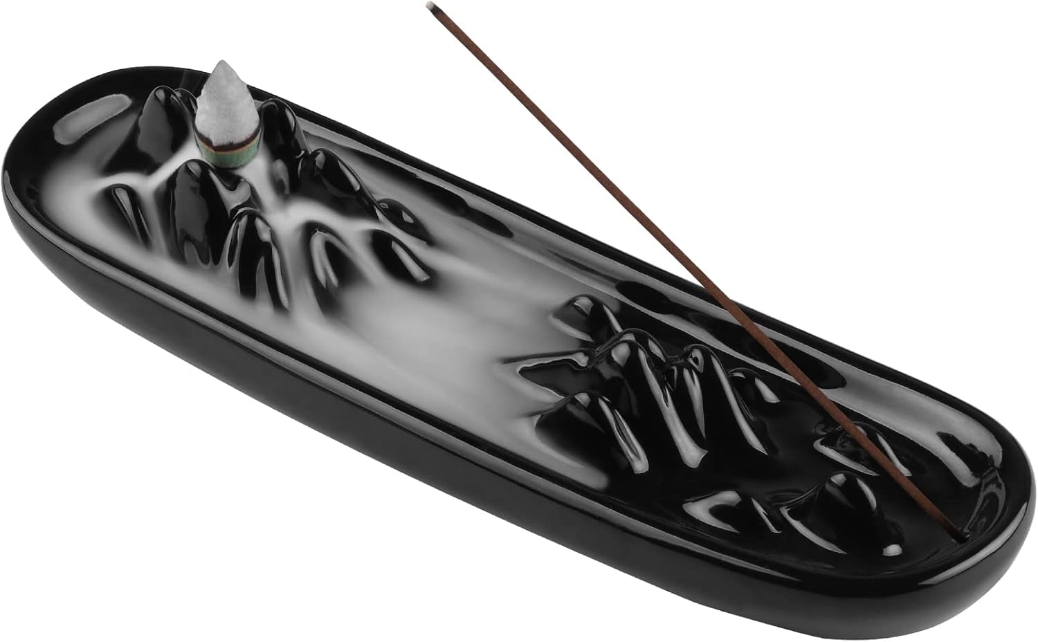 Incense Stick Holder Waterfall Incense Burner Backflow Ceramic Incense ...