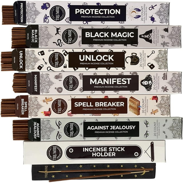 Incense Sticks - Witchcraft Supplies - Total 120 Insence-Sticks (20 ...