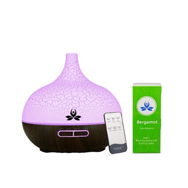 Mainstays Essential Oil Blend 3 Piece 50 mL Diffuser Set, Black ...