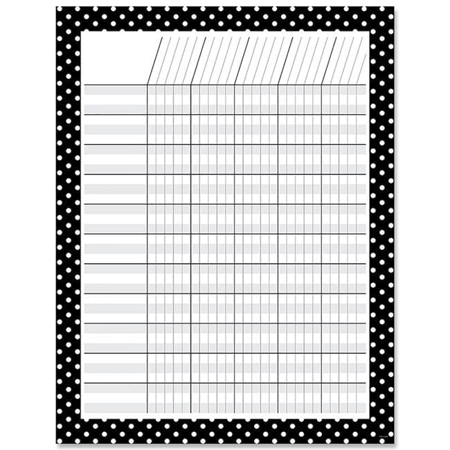 Incentive Chart Dots, Black & White - Pack of 6 - Walmart.com