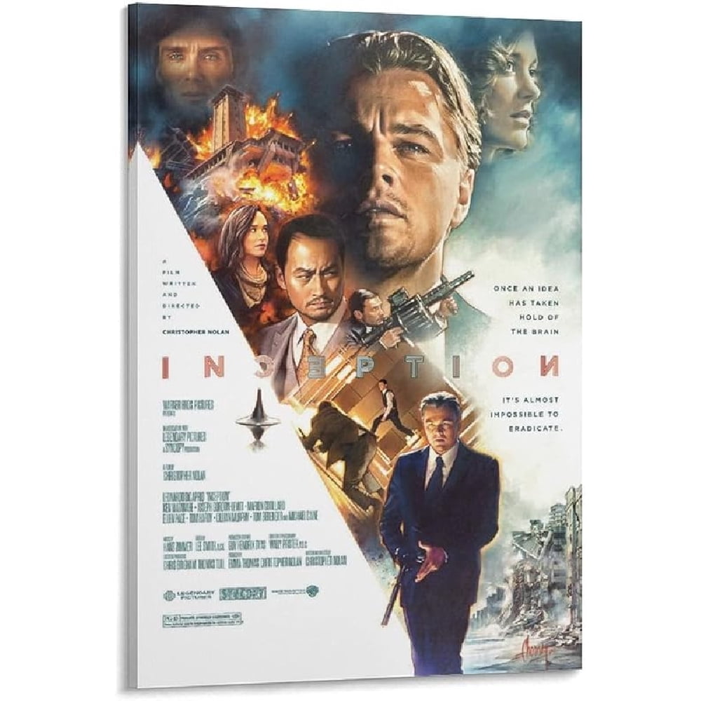 Inception Classic Movie Poster 4 Posters Art Print Wall Photo Paint ...