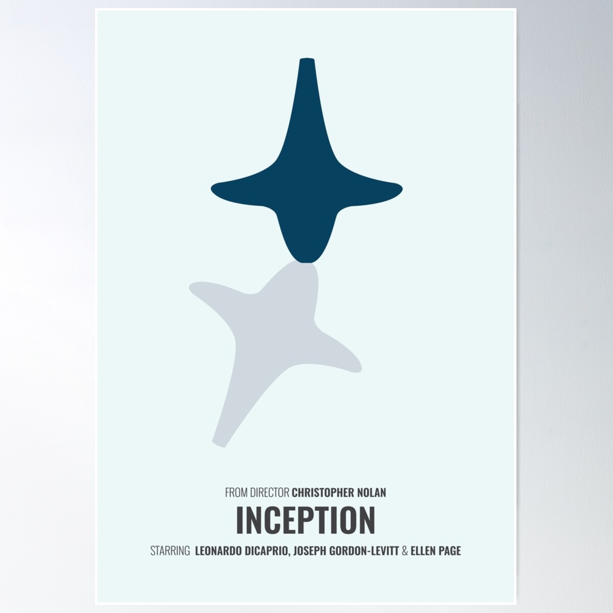 Inception Film Art Poster Wall Art, Modern Wall Decor For Living Room ...