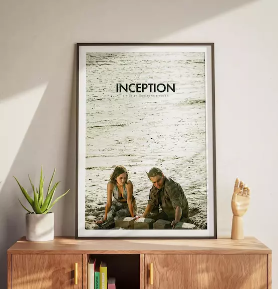 Inception Movie Poster NO FRAMED POSTER, Home Decor, Vintage Art Print ...