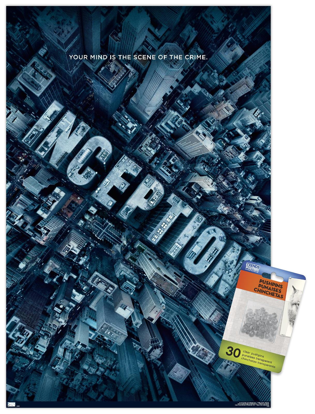 Inception - One Sheet Wall Poster with Push Pins, 14.725" x 22.375 ...