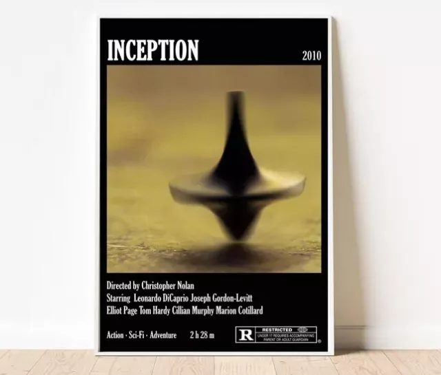 Inception Poster Inspired Digital Art Print, Inception Digital Poster ...
