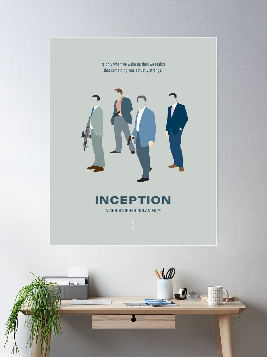 Inception Poster Wall Art, Modern Wall Decor For Living Room Bedroom ...