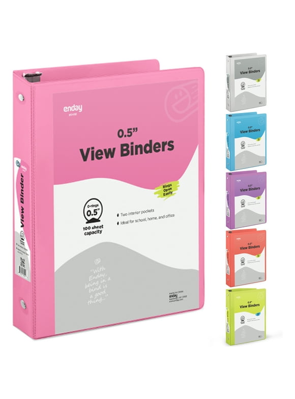 0.5 Inch Binders in Binder by Ring Size - Walmart.com