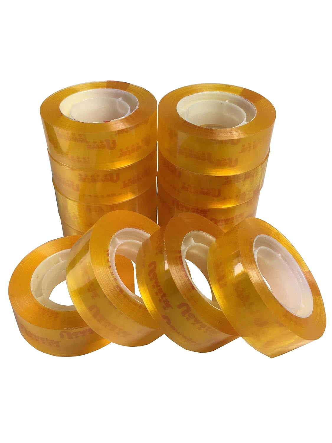 Office Supplies For Desk Tape Dispenser Desk With 12 Rolls Transparent ...