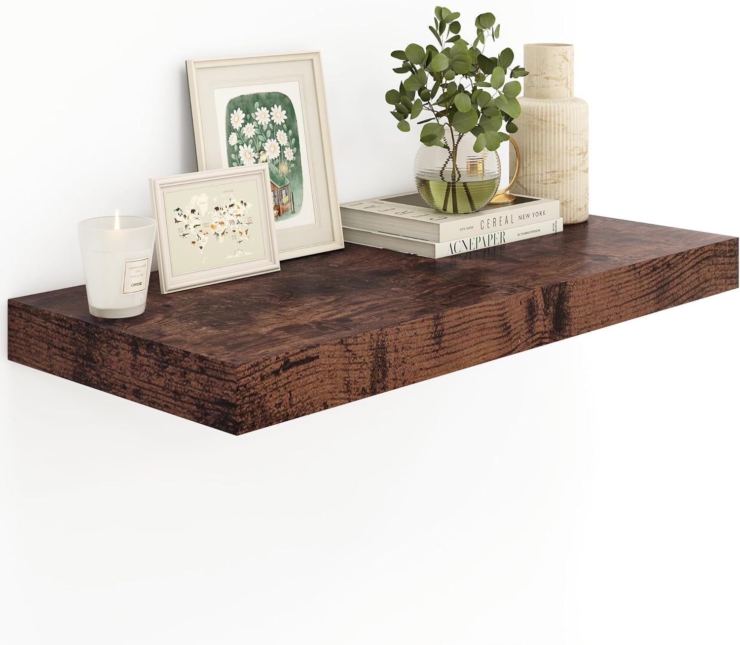 Inch Deep Floating Shelves, x Long Wall Shelf, Large Extra Display ...