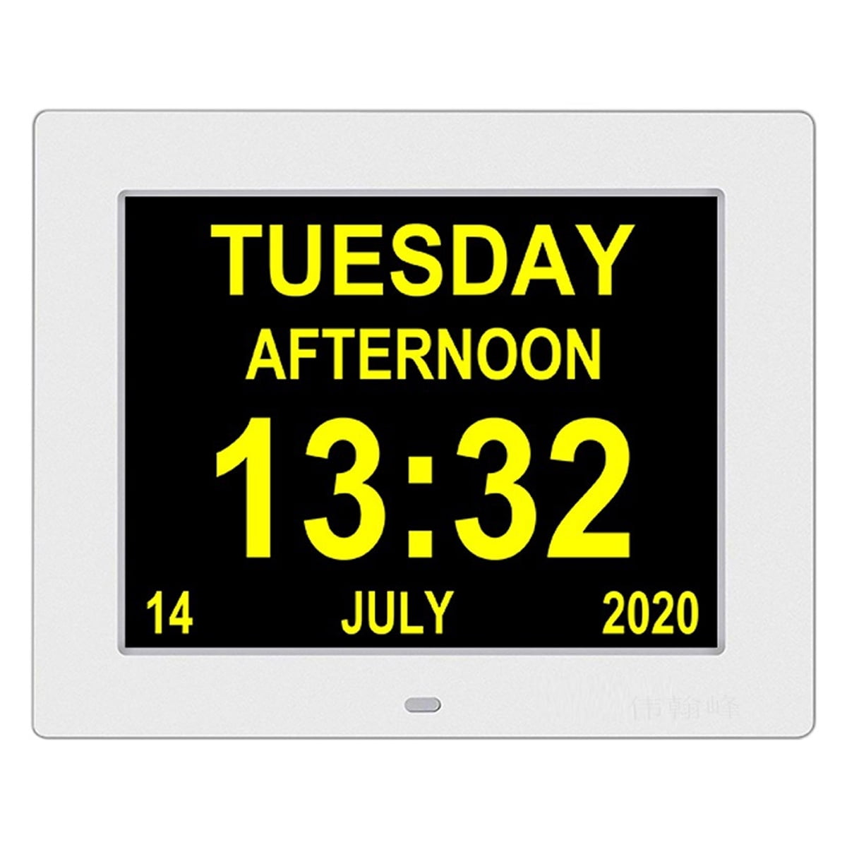 Inch Digital Day Calendar Clocks Clear Display Extra Large Day Date ...