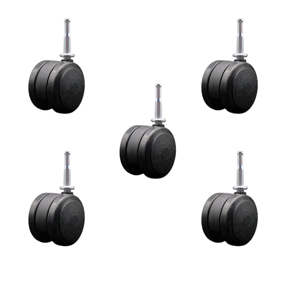 Inch Floor Safe Office Chair Wheels - Black Non-Marking Wheels - 5/16 ...