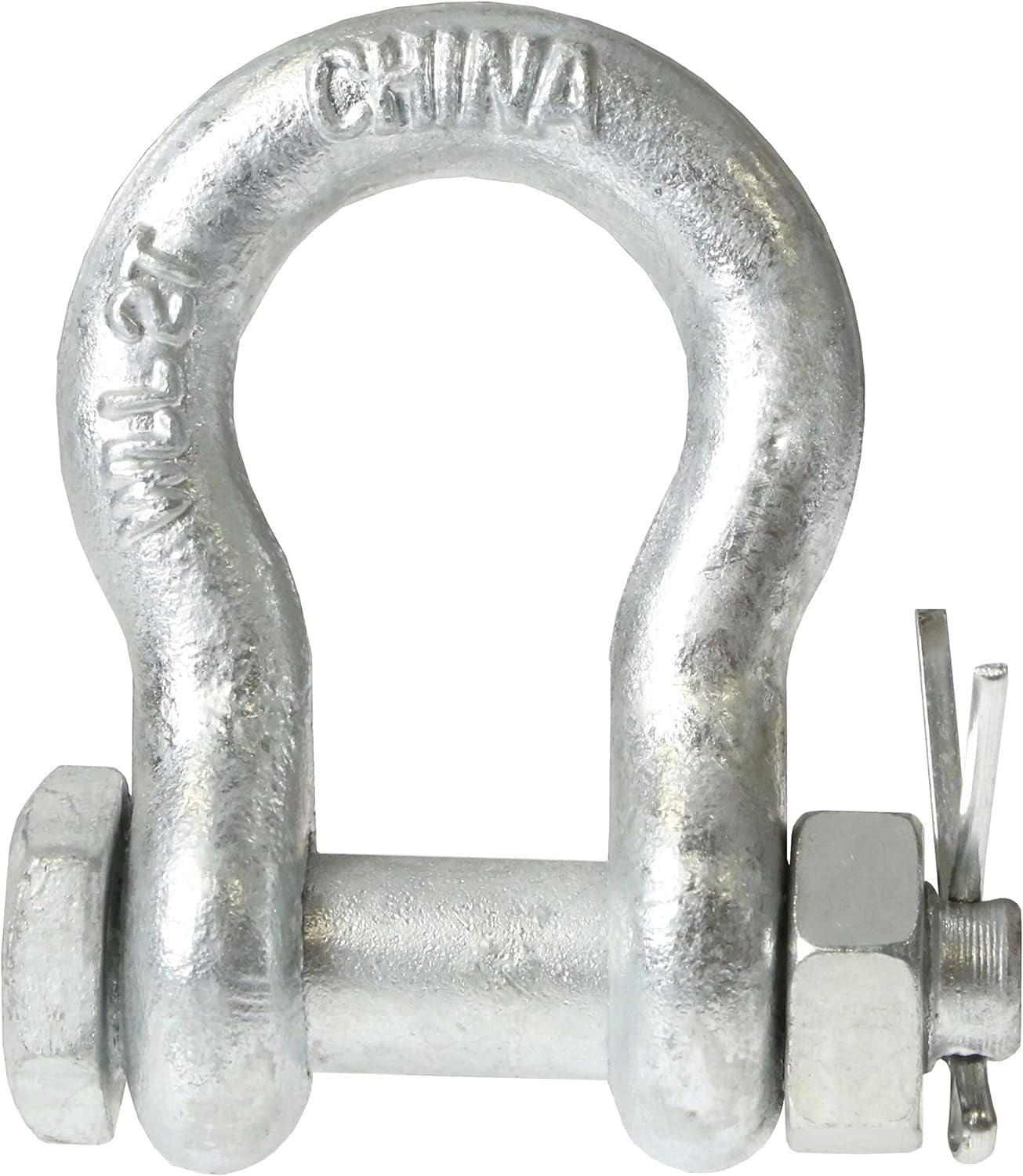 Inch Galvanized Bolt Type Anchor Shackle - Each with a 9.5 Ton Capacity ...