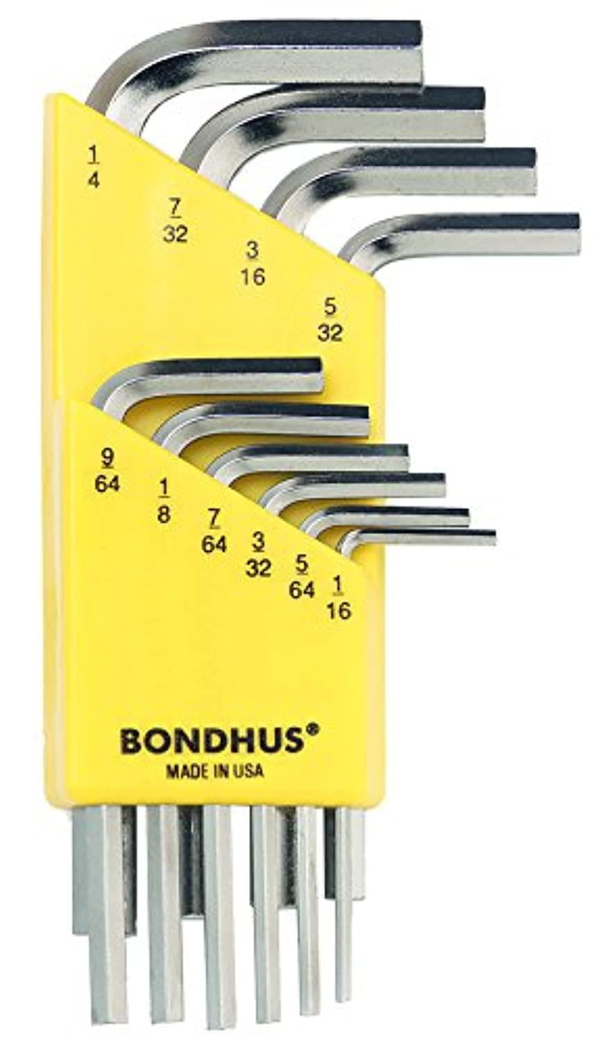 Inch Hex (Allen) Short Arm L-Wrench Set, 10pcs 1/16" to 1/4", Protanium ...