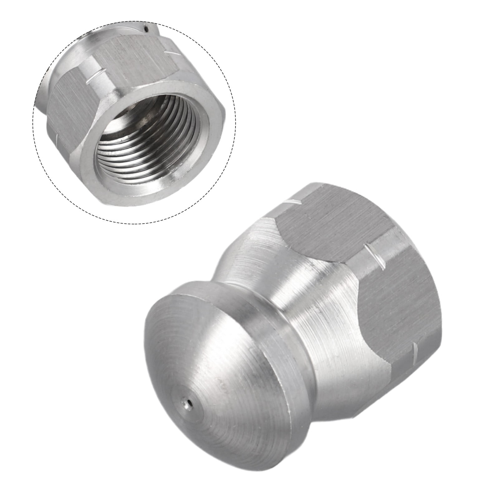 Inch Male Drain Sewer Cleaning Pipe Hose Rotatable Design Stainless ...