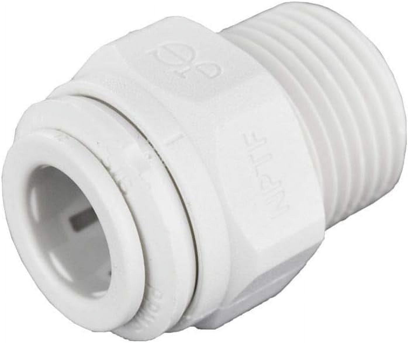 Inch OD x Inch NPT Straight Adapter, Push to Connect Plastic Plumbing ...