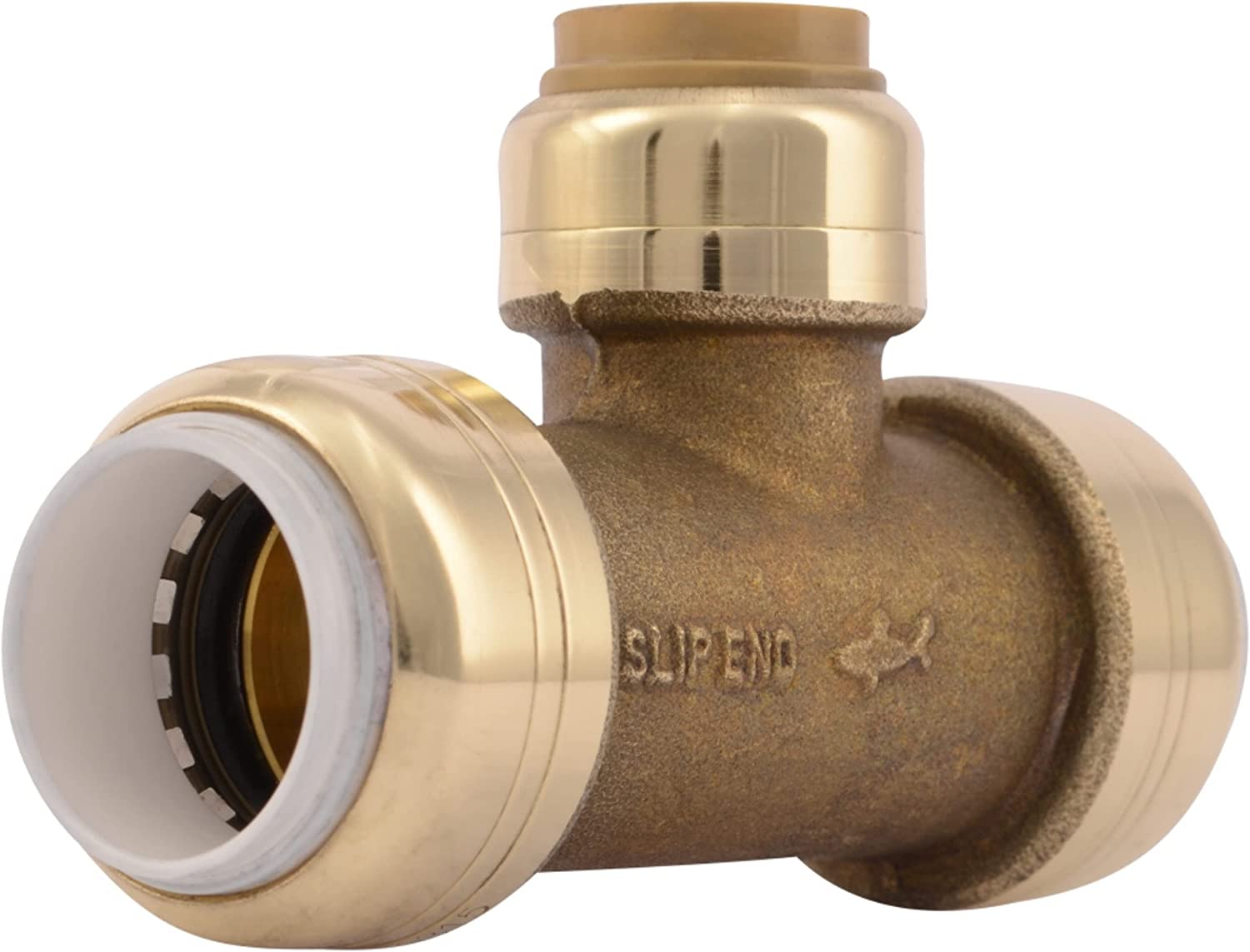 Inch PVC x Inch PVC x Inch Slip Tee, Push To Connect Brass Plumbing ...