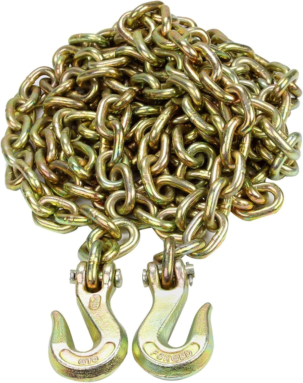 Inch X 20 Feet G70 Binder Chain With Grab Hook 6,600 Lbs WLL Transport ...