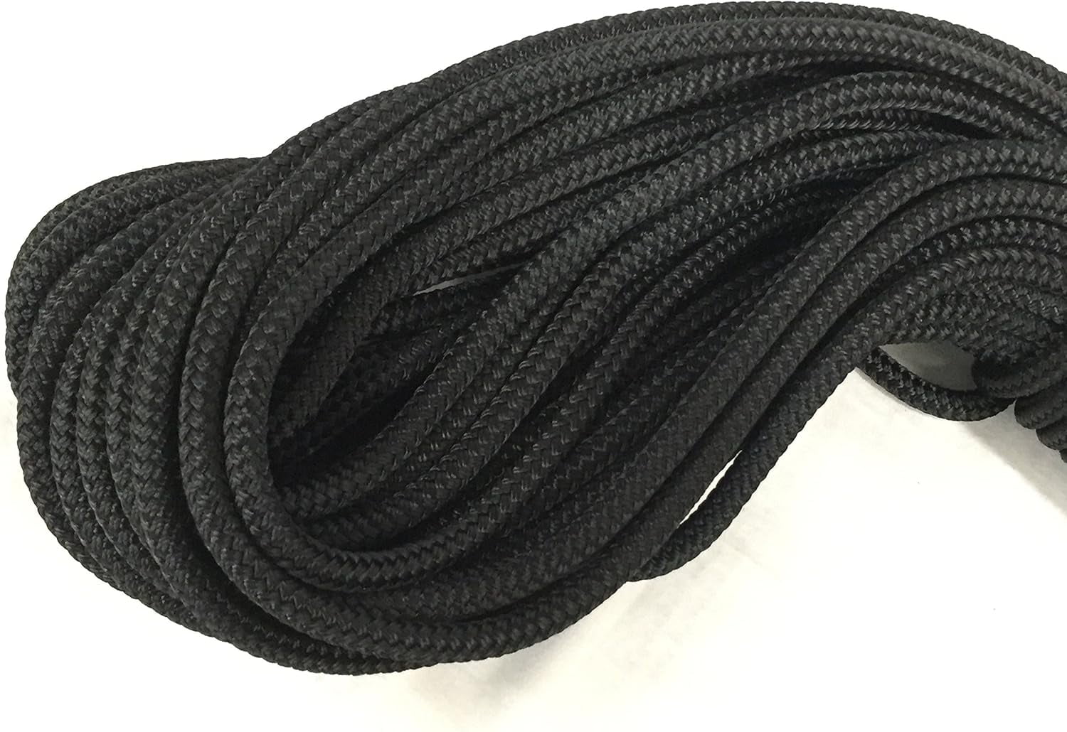 Inch by 100 Feet Black Double Braid Polyester Rope - Walmart.com