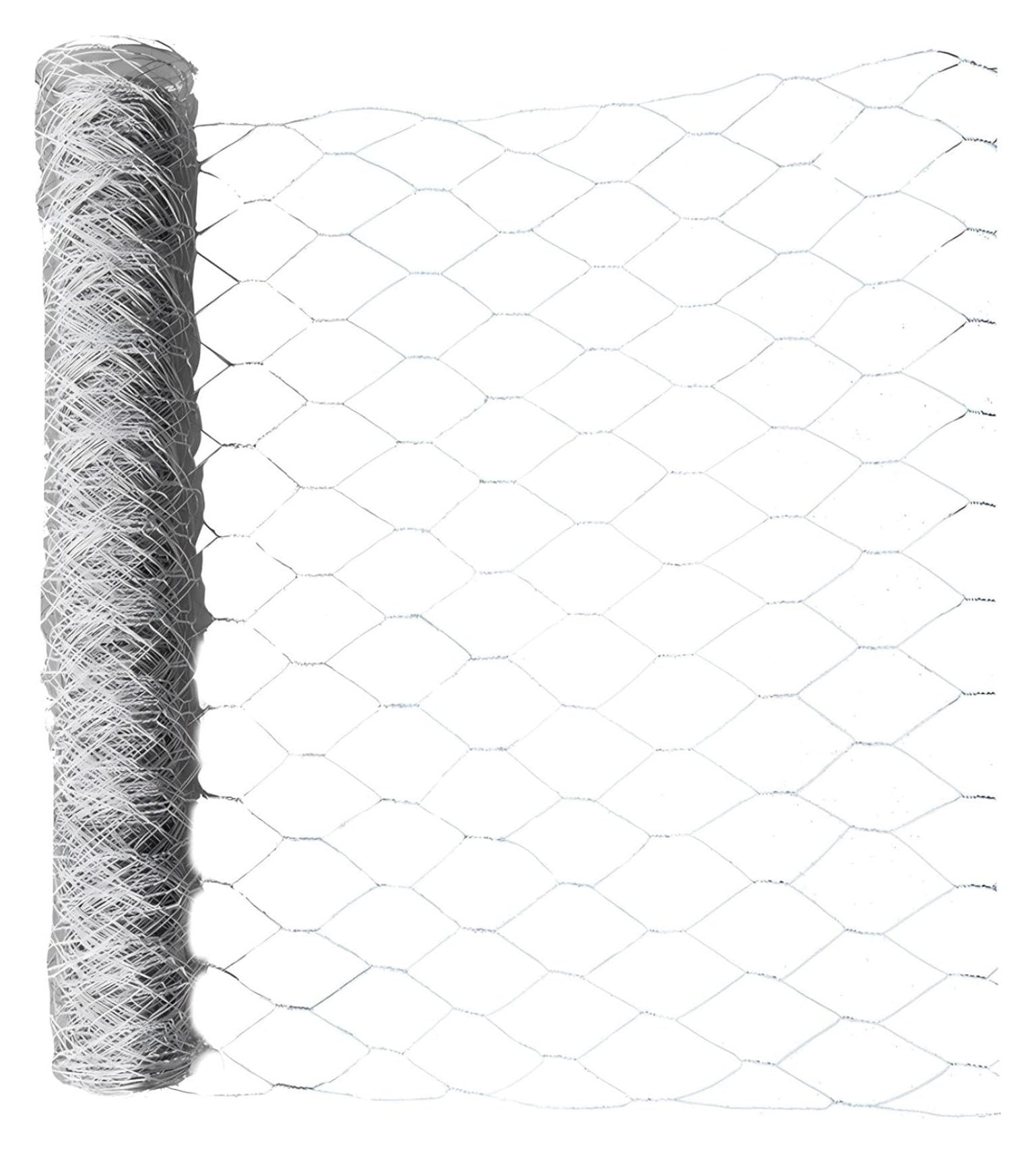 Inch x 150 Feet Galvanized Wire Netting Hexagonal Chicken Wire ...