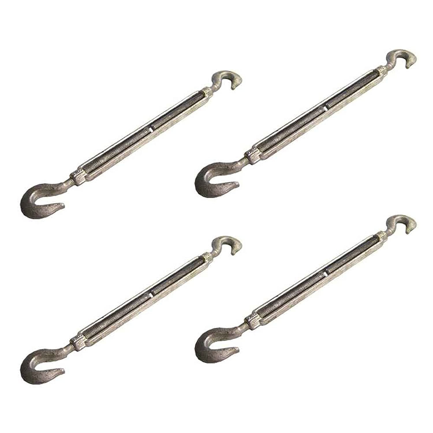 Inch x 6 Inch Hook and Hook Galvanized Turnbuckle, Working Load Limit ...