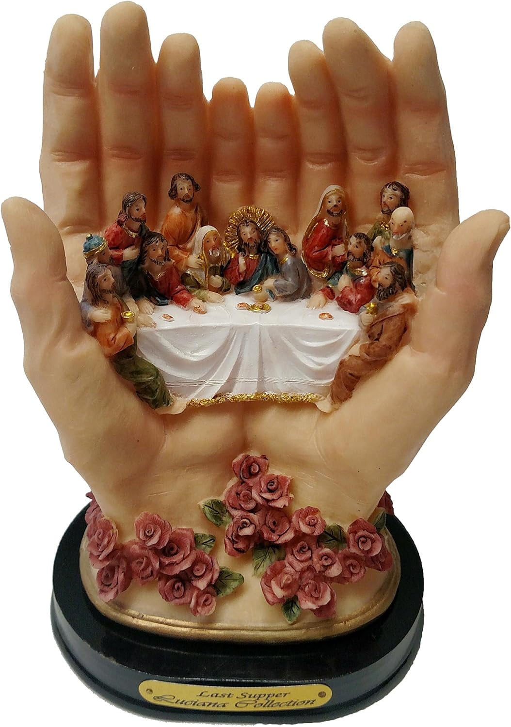 Inches High Statue of The Last Supper in a Hand 12 Apostles Ultima Cena ...