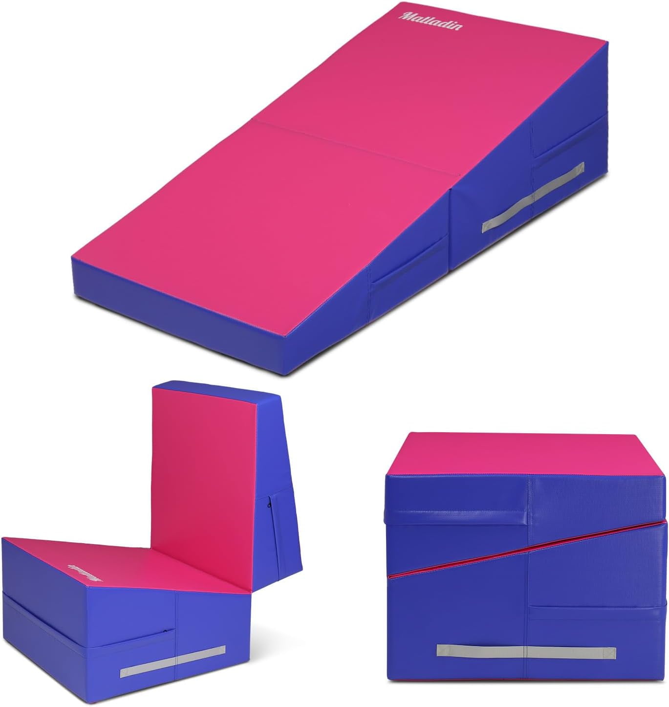 Incline Gymnastics Cheese Wedge Mat, 48"x24"x14" - Folding Gymnastics ...