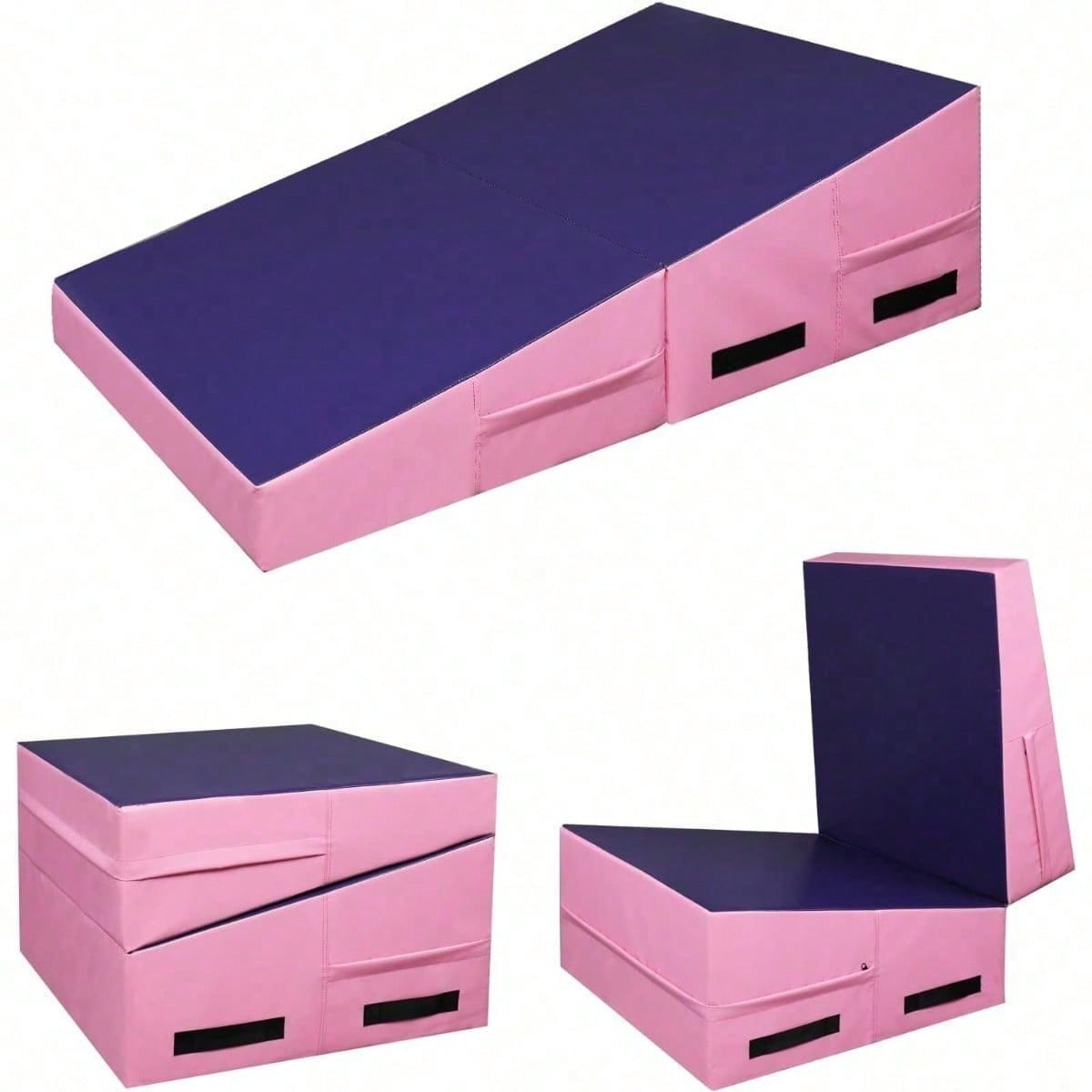 Incline Gymnastics Mat, Folding Gymnastics Wedge Mat, Gym Fitness ...