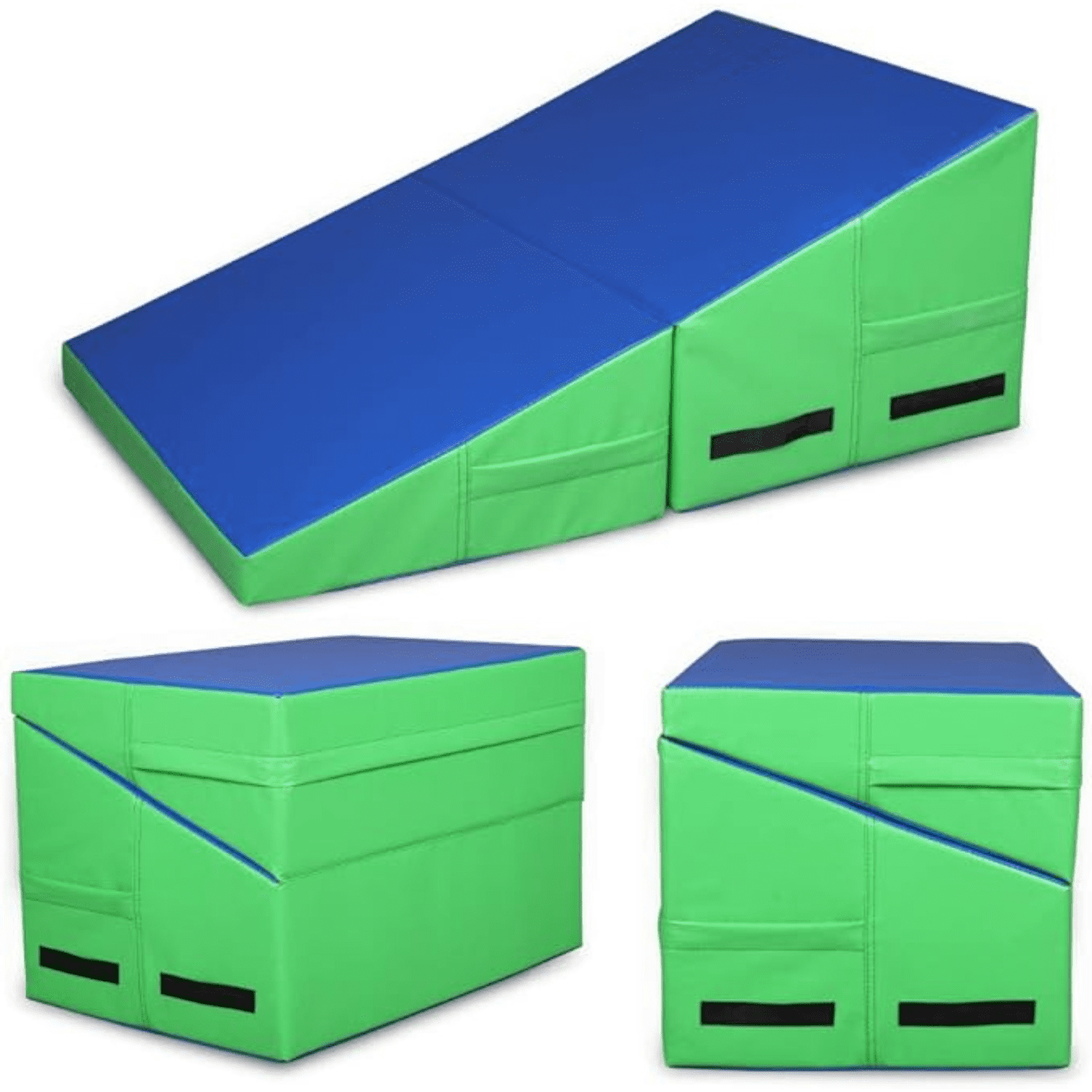 Incline Gymnastics Mat, Folding Gymnastics Wedge Mat, Gym Fitness ...