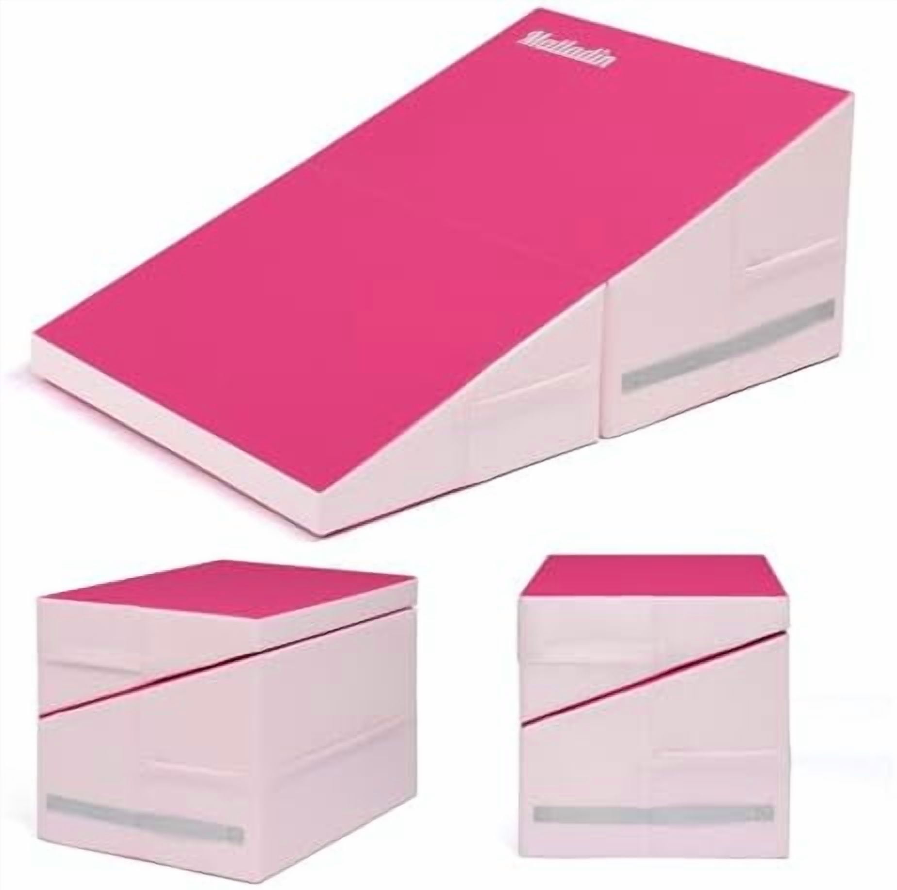Incline Gymnastics Wedge Mat, Folding Gymnastics Mat for Kids Girls ...