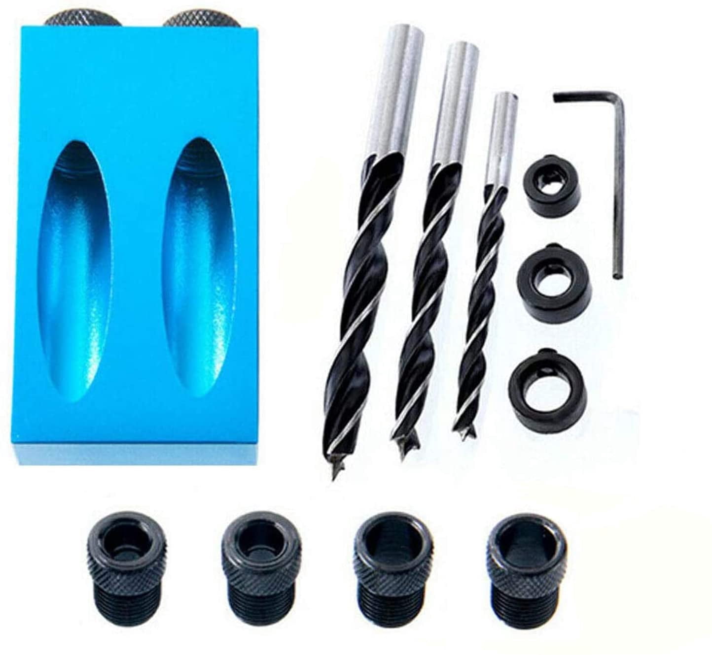 Inclined Drilling Jig Pack 15 Degree Angle Drive Pocket Hole With 6/8 ...