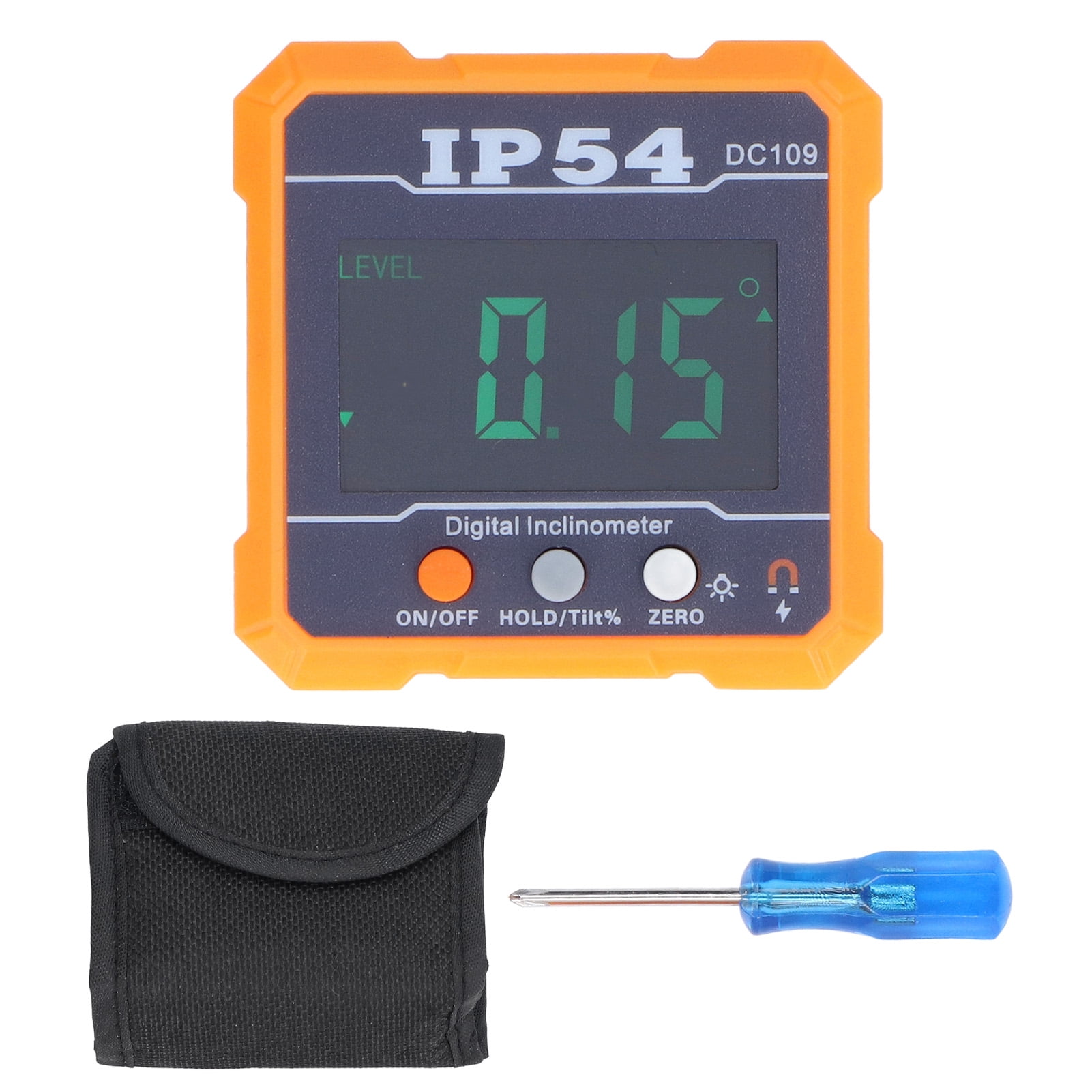 Inclinometer Digital Display Auto Shutdown Magnetic Level Angle Finder ...