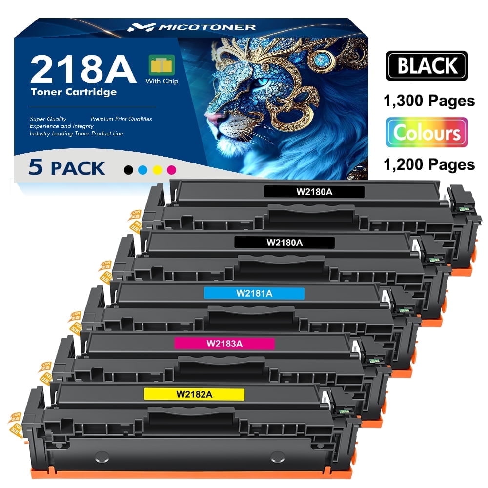 With Chip 218A Toner Cartridges Compatible for HP 218A 3301fdw 3201dw ...