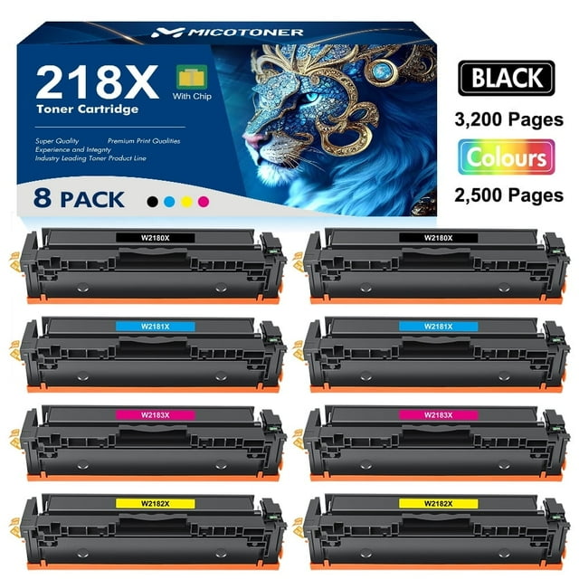 With-Chip 218X 218A Toner Cartridges Compatible for HP 218X 3301fdw ...