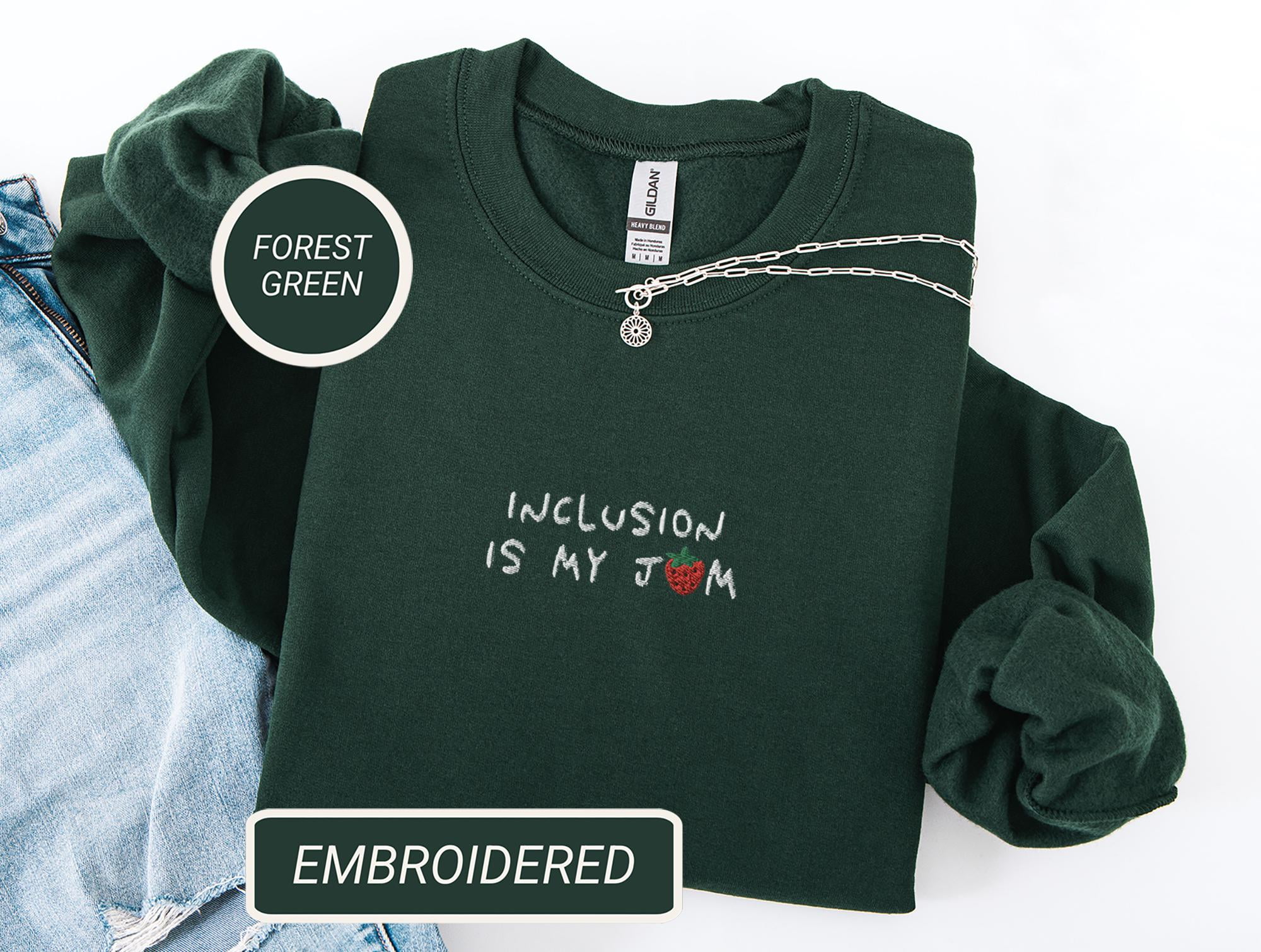 Inclusion Embroidered Sweatshirt Autism Sweatshirt Neurodivergent SLP ...