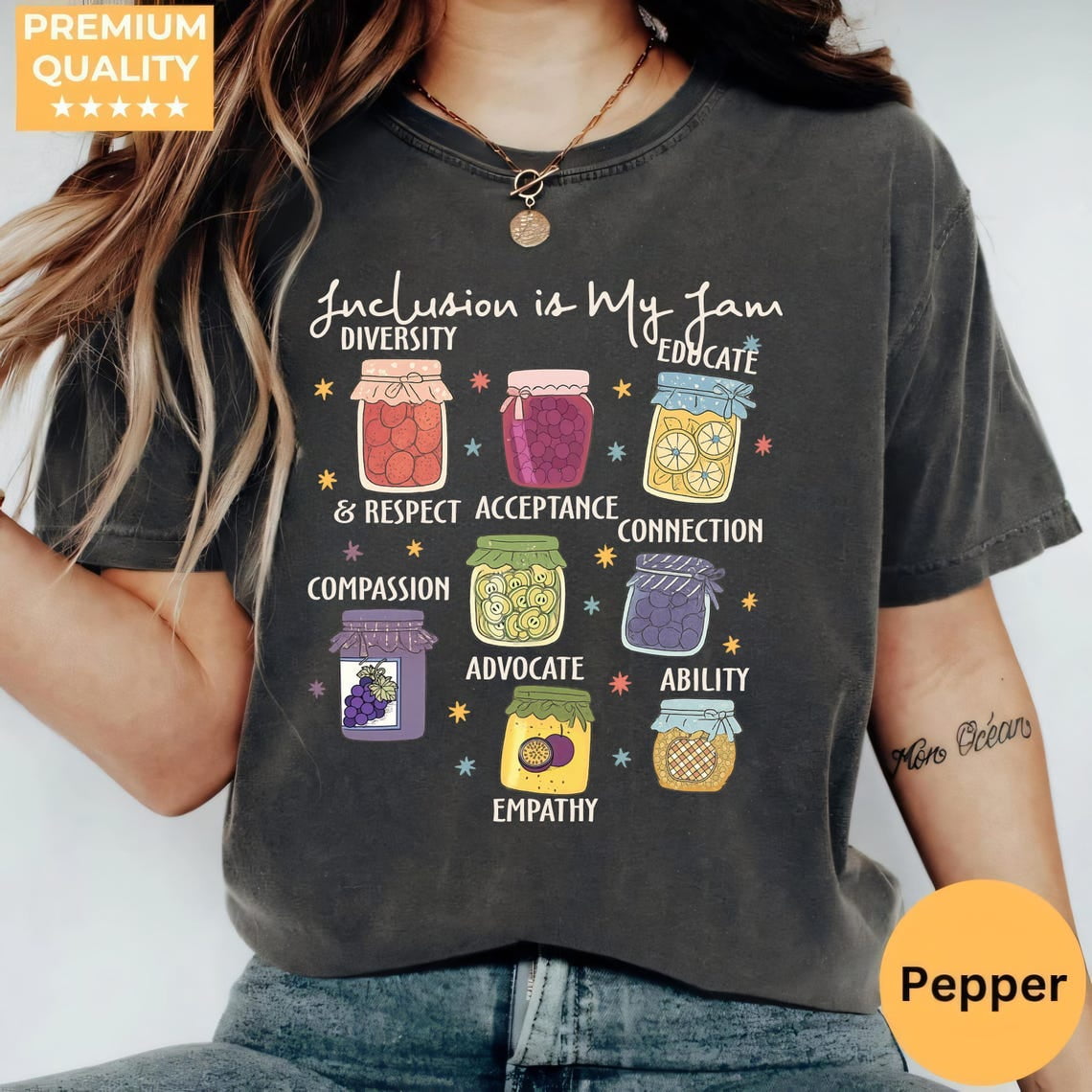 Inclusion Is My Jam Shirt: Special Education Teacher, Autism Awareness ...