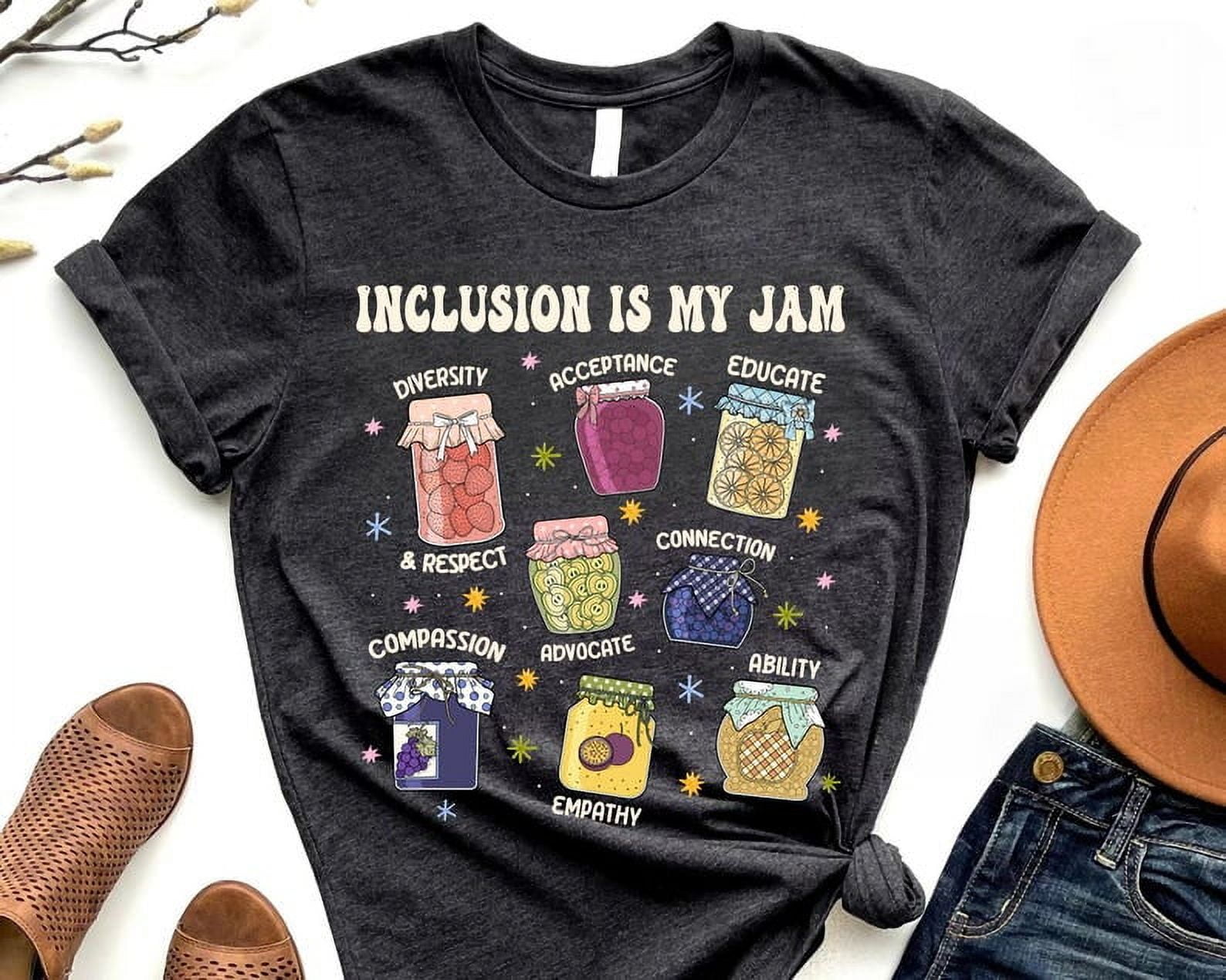 Inclusion Is My Jam Shirt, Special Education Teacher Shirt, Autism ...