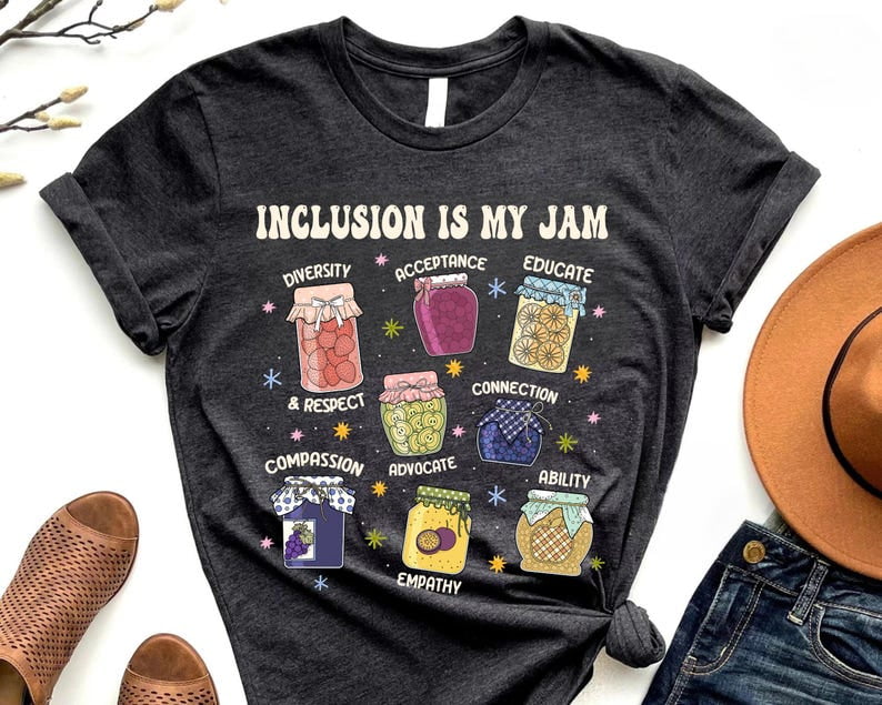 Inclusion Is My Jam Shirt, Special Education Teacher Shirt, Autism ...