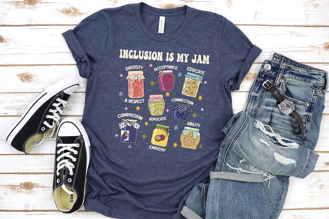 Inclusion Is My Jam Shirt, Teacher Shirt, Autism Teacher Gift ...